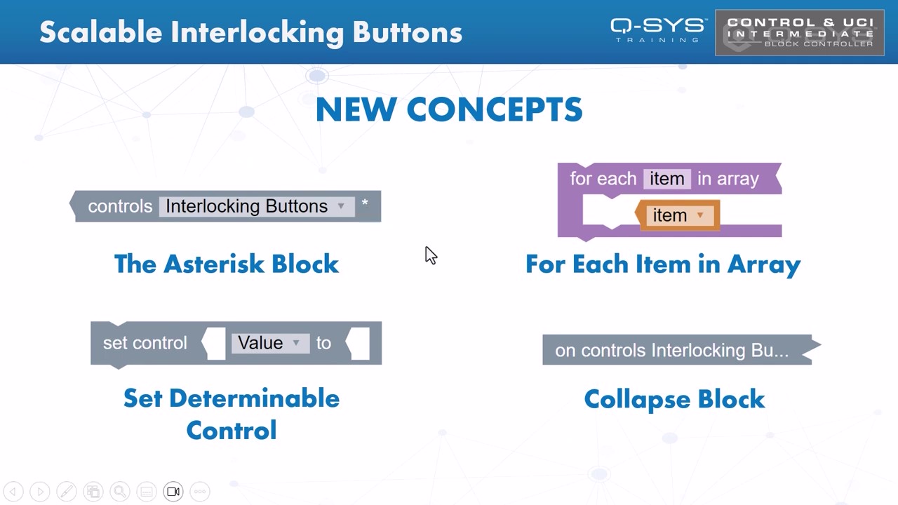 Course: Q-SYS Training: Control & UCI Intermediate Online